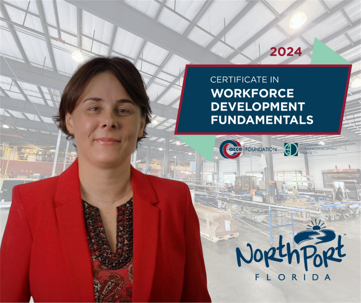 Economic Development professional earns certificate in workforce devel ...