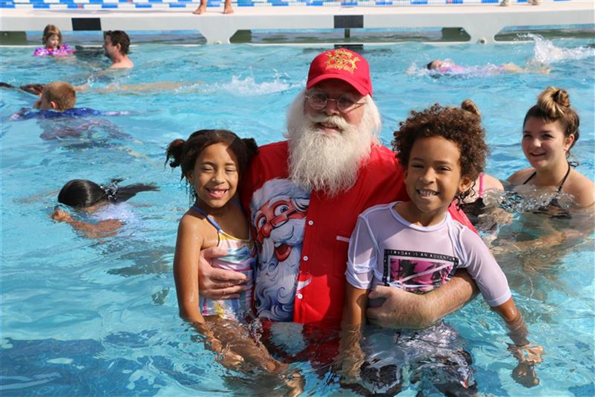 Splash into the holidays and Swim with Santa on Dec. 20 - North Port, FL
