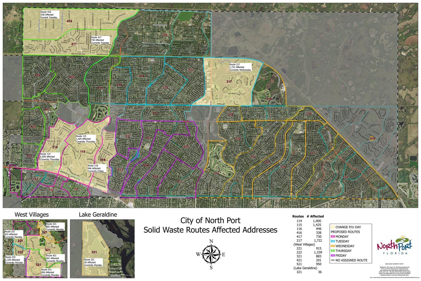 Solid Waste Division to adjust routes beginning Oct. 1 - North Port, FL
